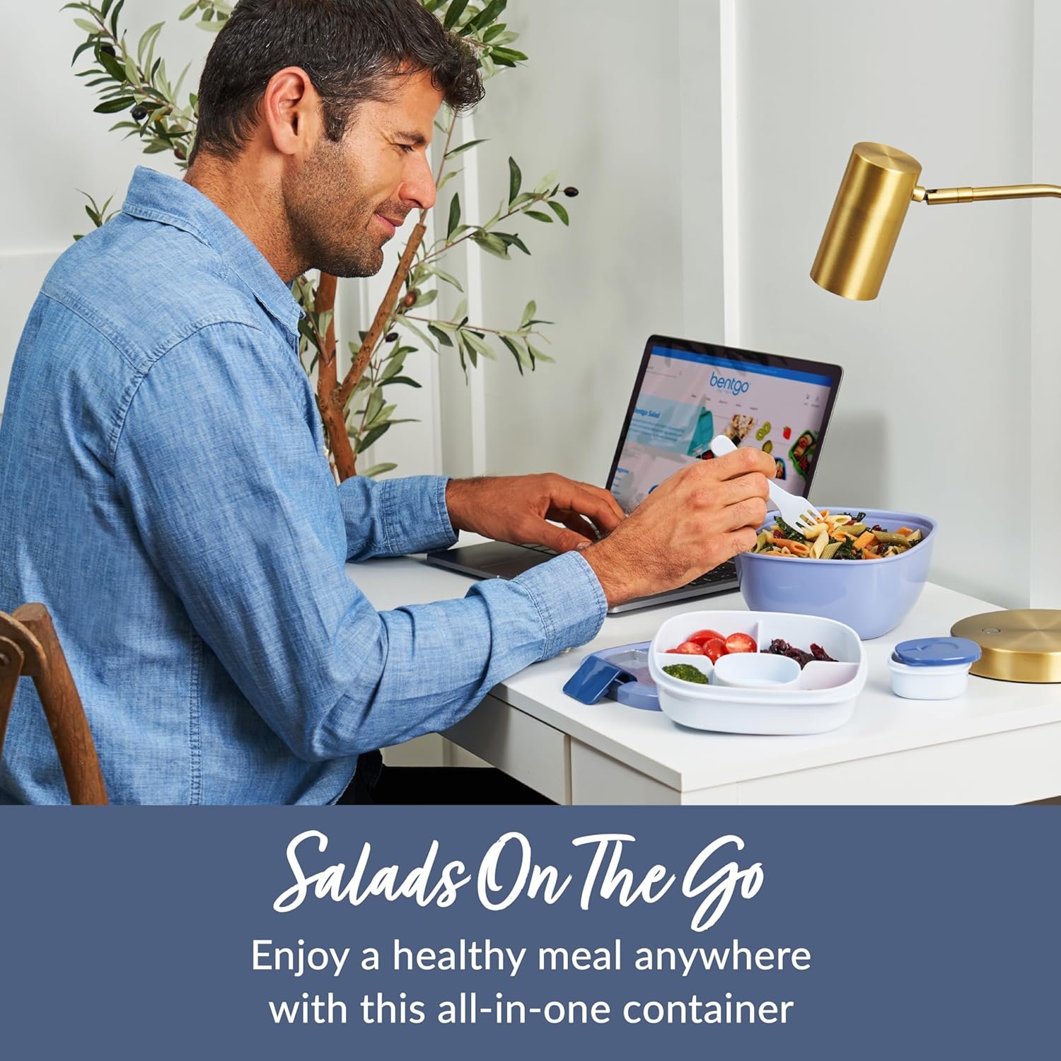 Direct Bulk Orders Bentgo All-in-One Salad Container - Large Salad Bowl ...